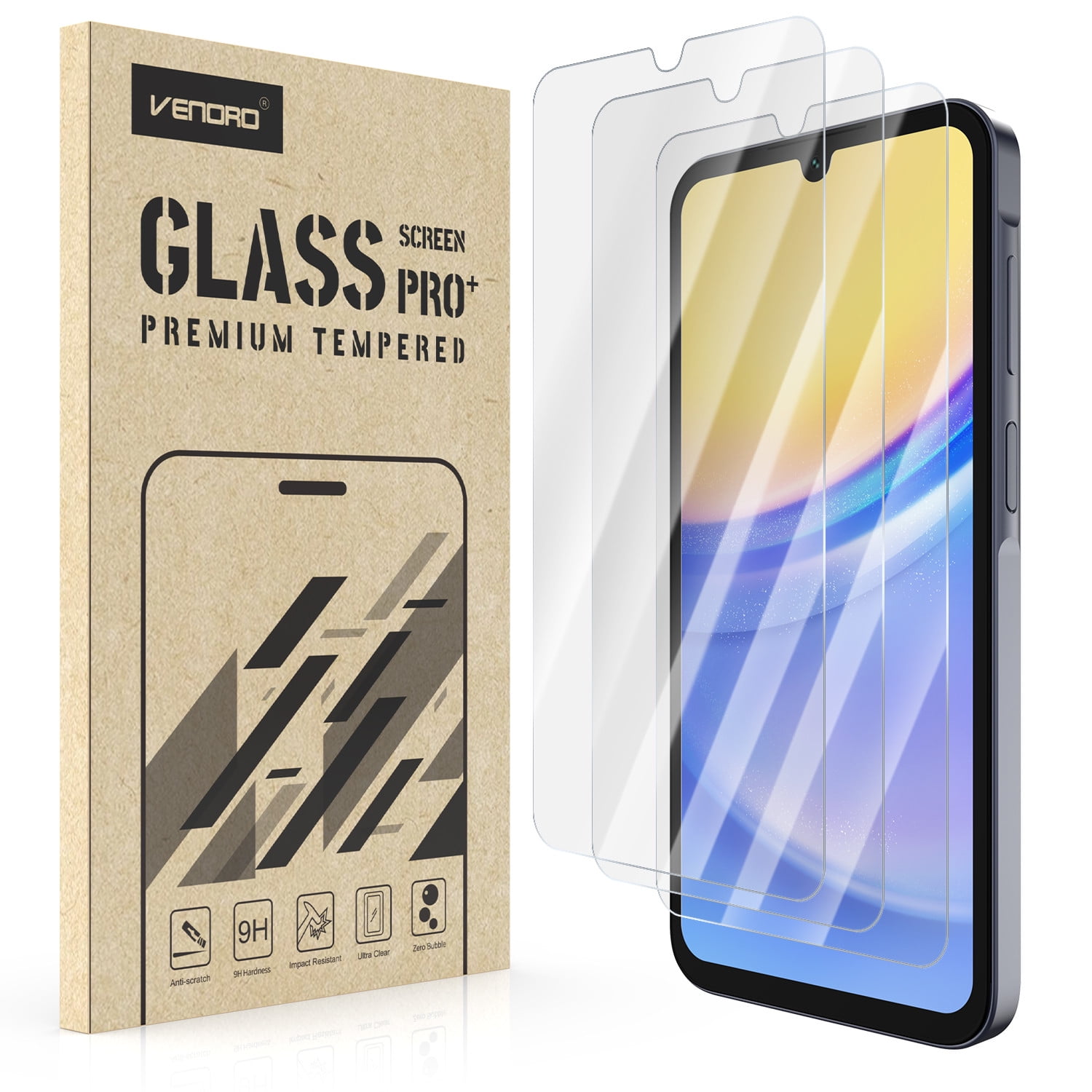 Elegant Choise Samsung Galaxy A14 5G 3Pcs Tempered Glass Screen ...