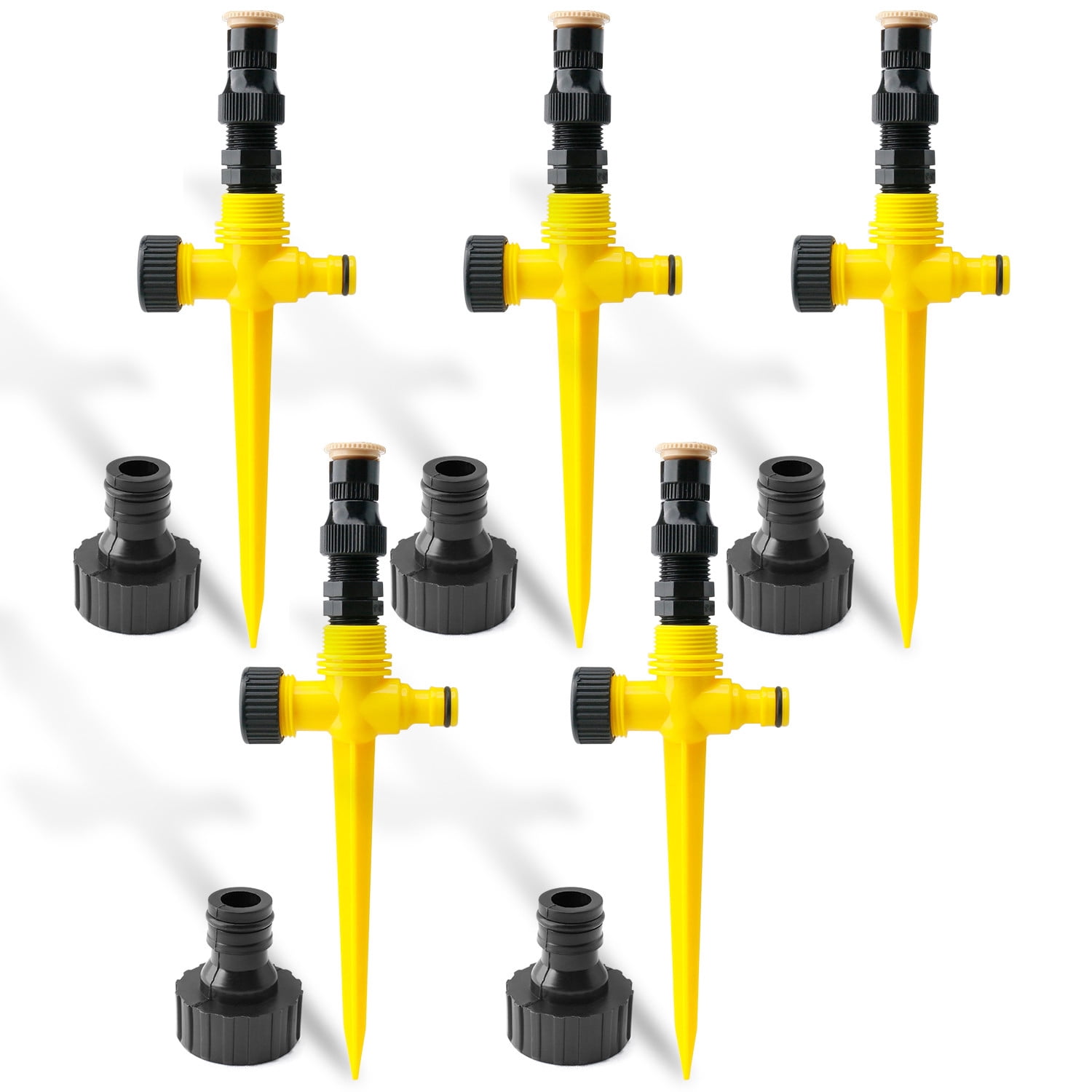 Elegant Choise 4Pcs Lawn Sprinklers for Yard Garden Watering Sprayer ...