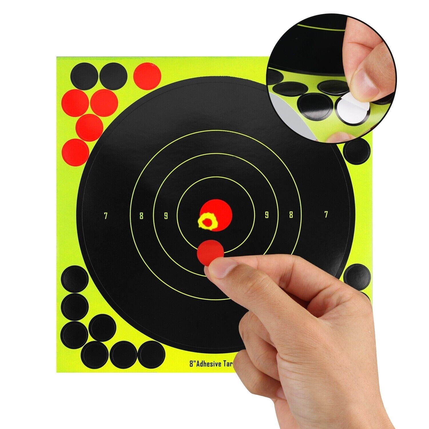 Elegant Choise 50Pcs Self-Adhesive Shooting Targets – Instant Splatter ...