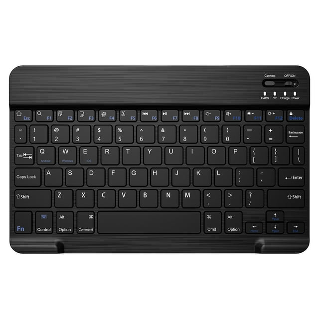 Elegant Choise Bluetooth Wireless Keyboard 2.4GHz Slim Full Size Quiet ...