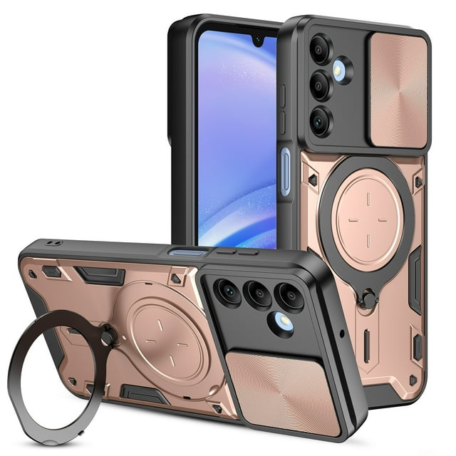 Elegant Choise Case for Samsung Galaxy A55/A25/A15 5G 6.5inch Car Magnetic Stand Case Rugged ...