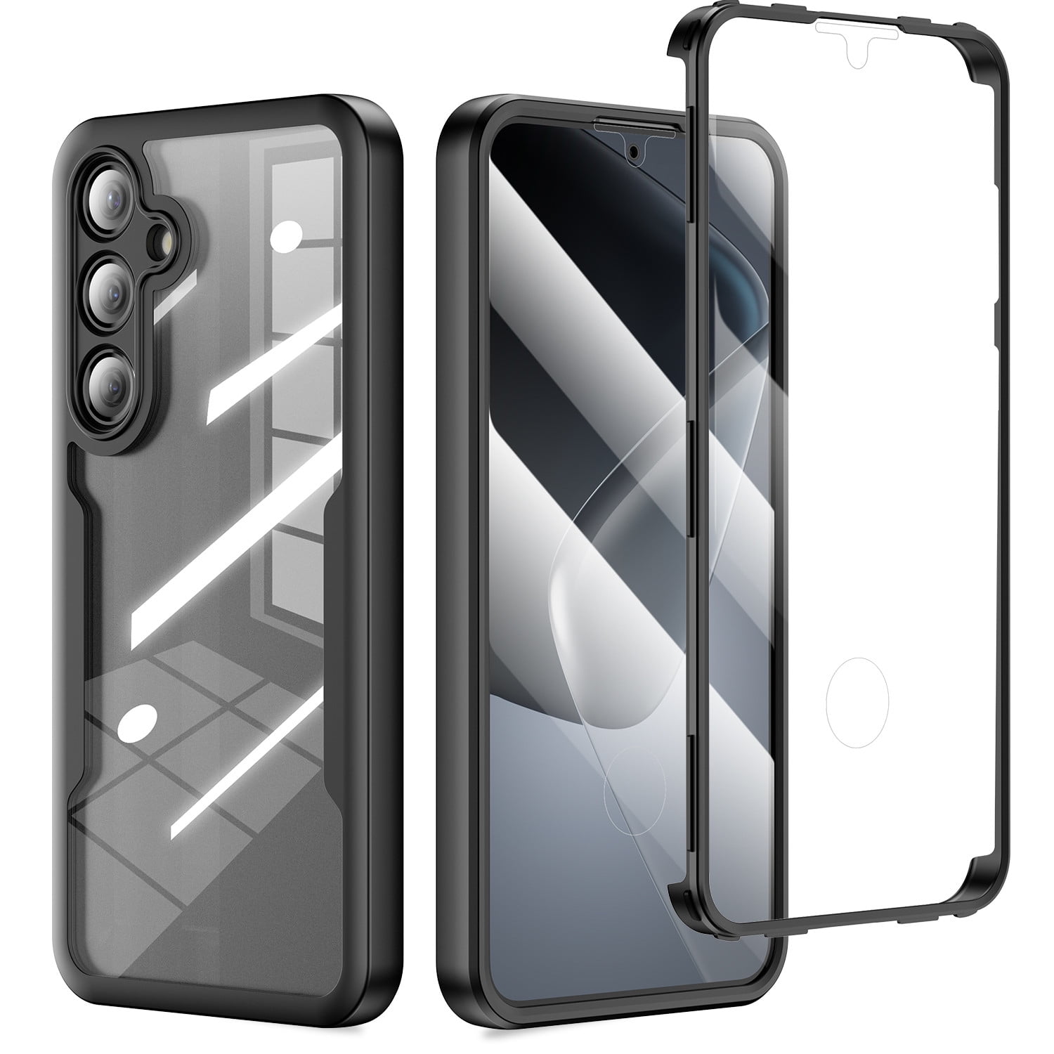 Elegant Choise Case for Samsung Galaxy S25 Ultra/S25 Plus/S25 with Built-in Screen Protector ...