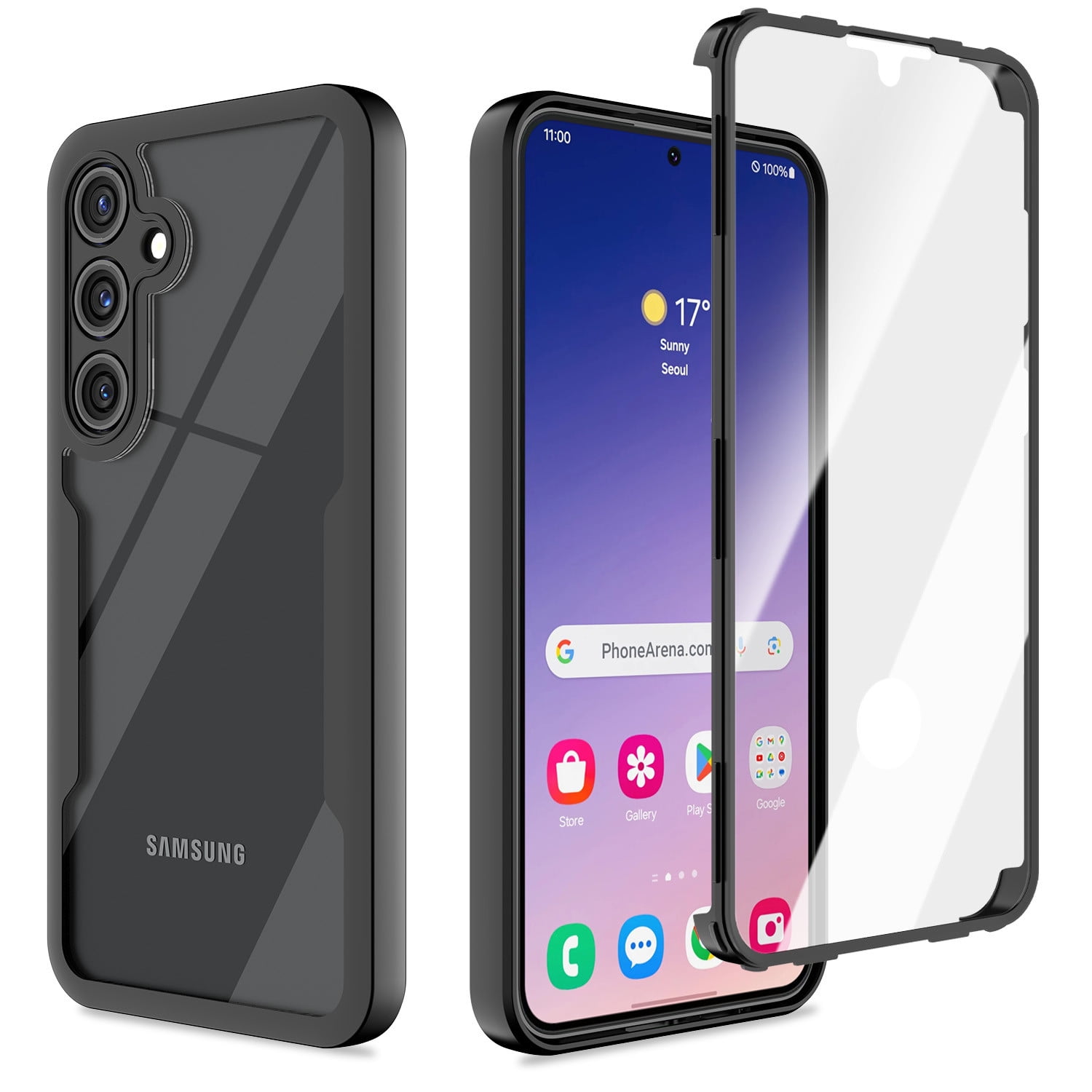 Elegant Choise Case with Built-in Screen Protector Full Cover for Samsung Galaxy S24 Ultra/S24 ...