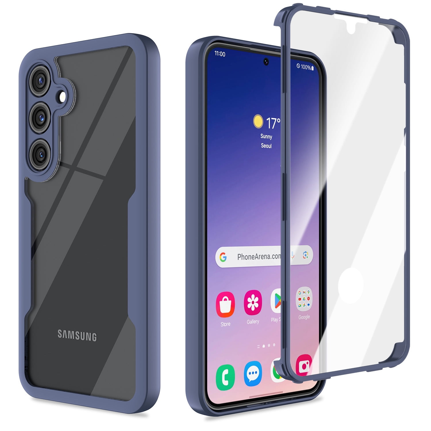 Elegant Choise Case with Built-in Screen Protector Full Cover for ...