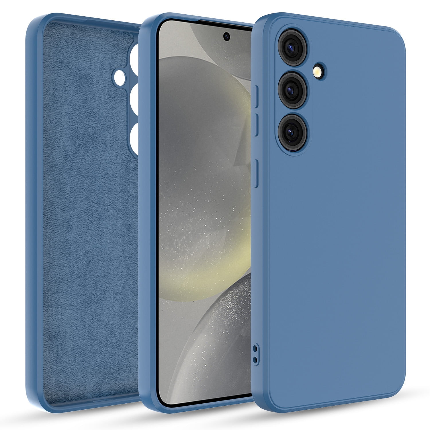 Elegant Choise Case with Screen and Lens Protector for Samsung Galaxy S24 Ultra/S24 Plus/S24 ...