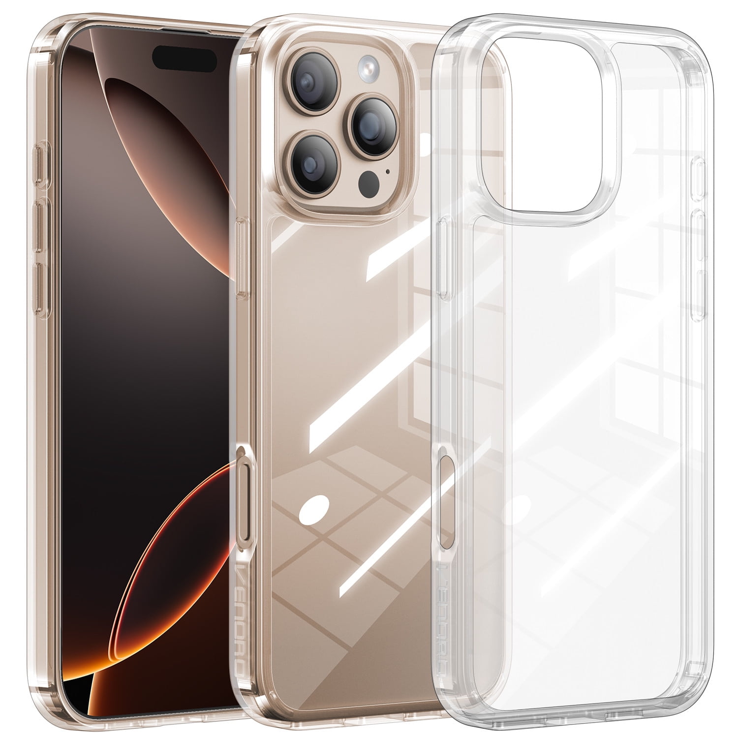 Elegant Choise Clear Case for iPhone 16 Pro Max/16 Pro/16 Plus/16 ...