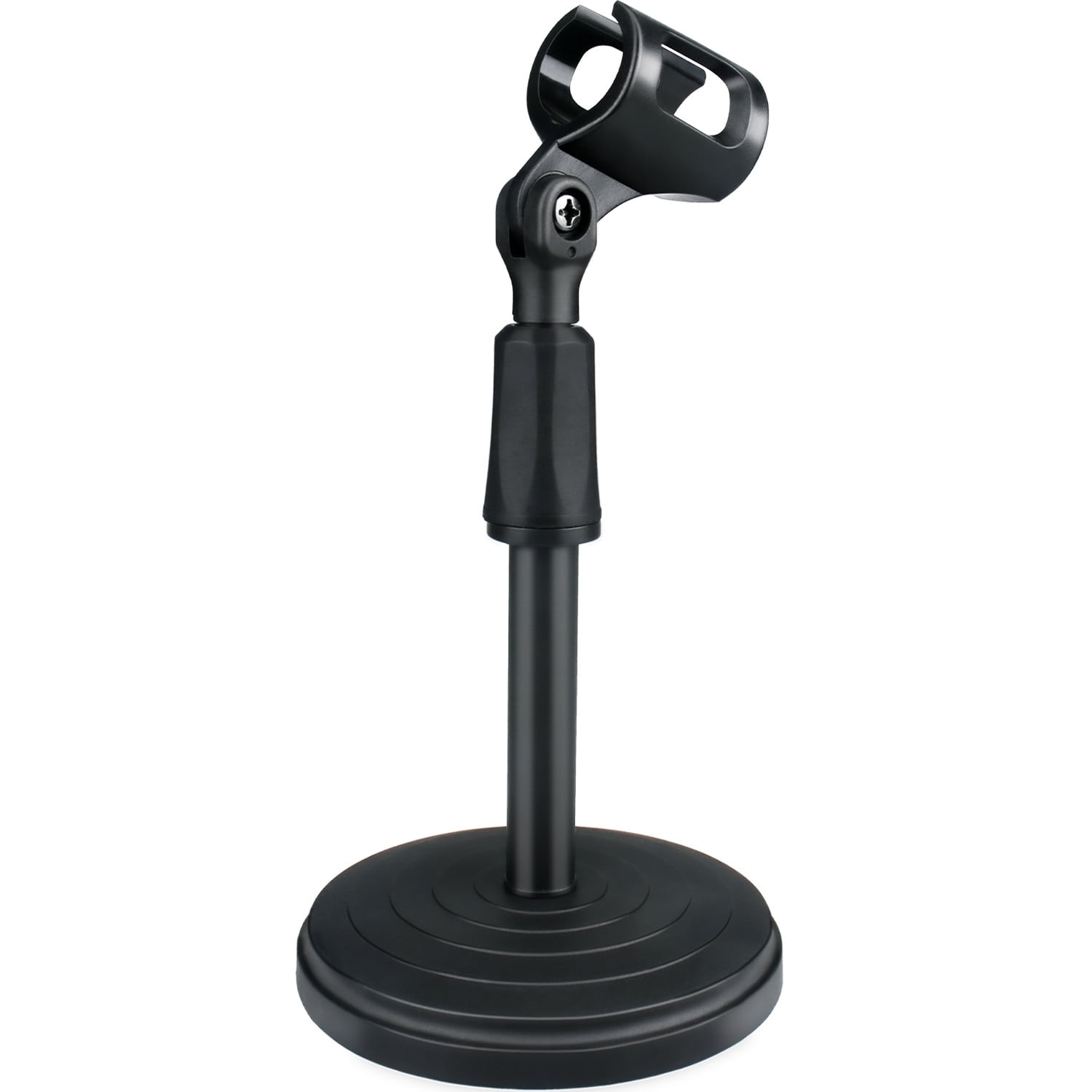 Elegant Choise Desktop Microphone Stand with Mic Clamp for Singing ...