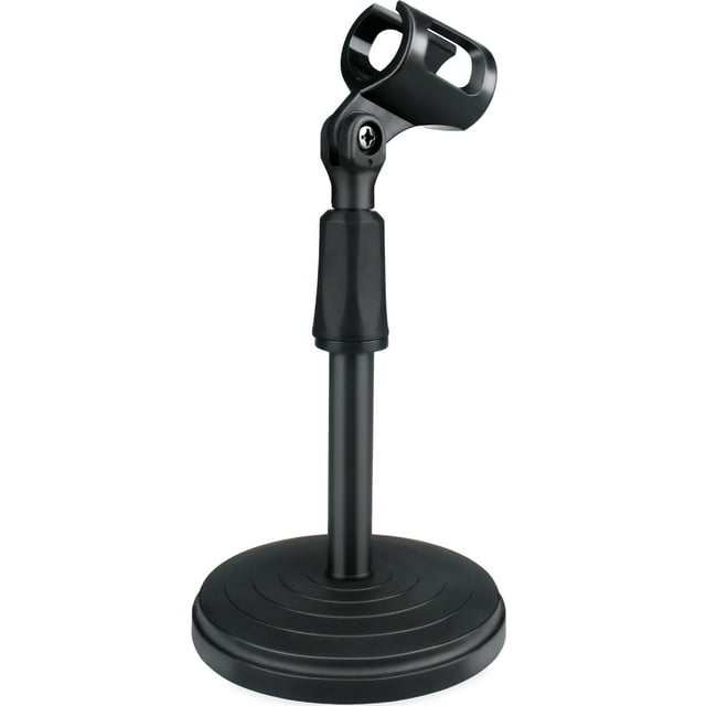 Elegant Choise Desktop Microphone Stand with Mic Clamp for Singing ...