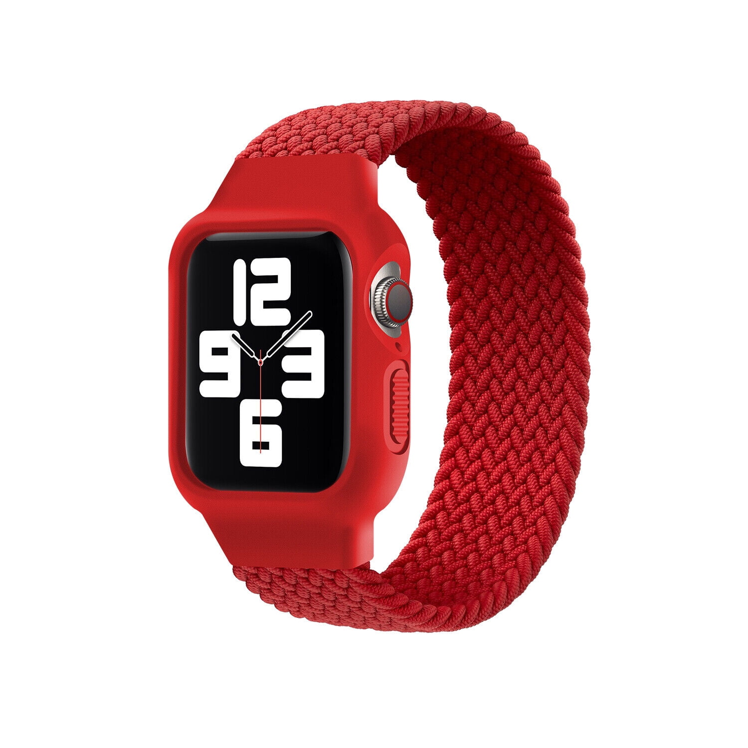 Elegant Choise Elastic Nylon Loop Band Case For Apple Watch Series SE 6 ...