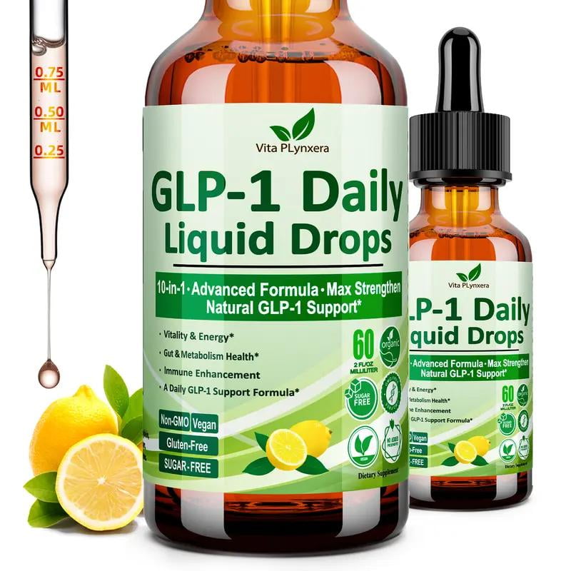 Elegant Choise GLP-1 Liquid Drops with Berberine & Fiber – Natural ...