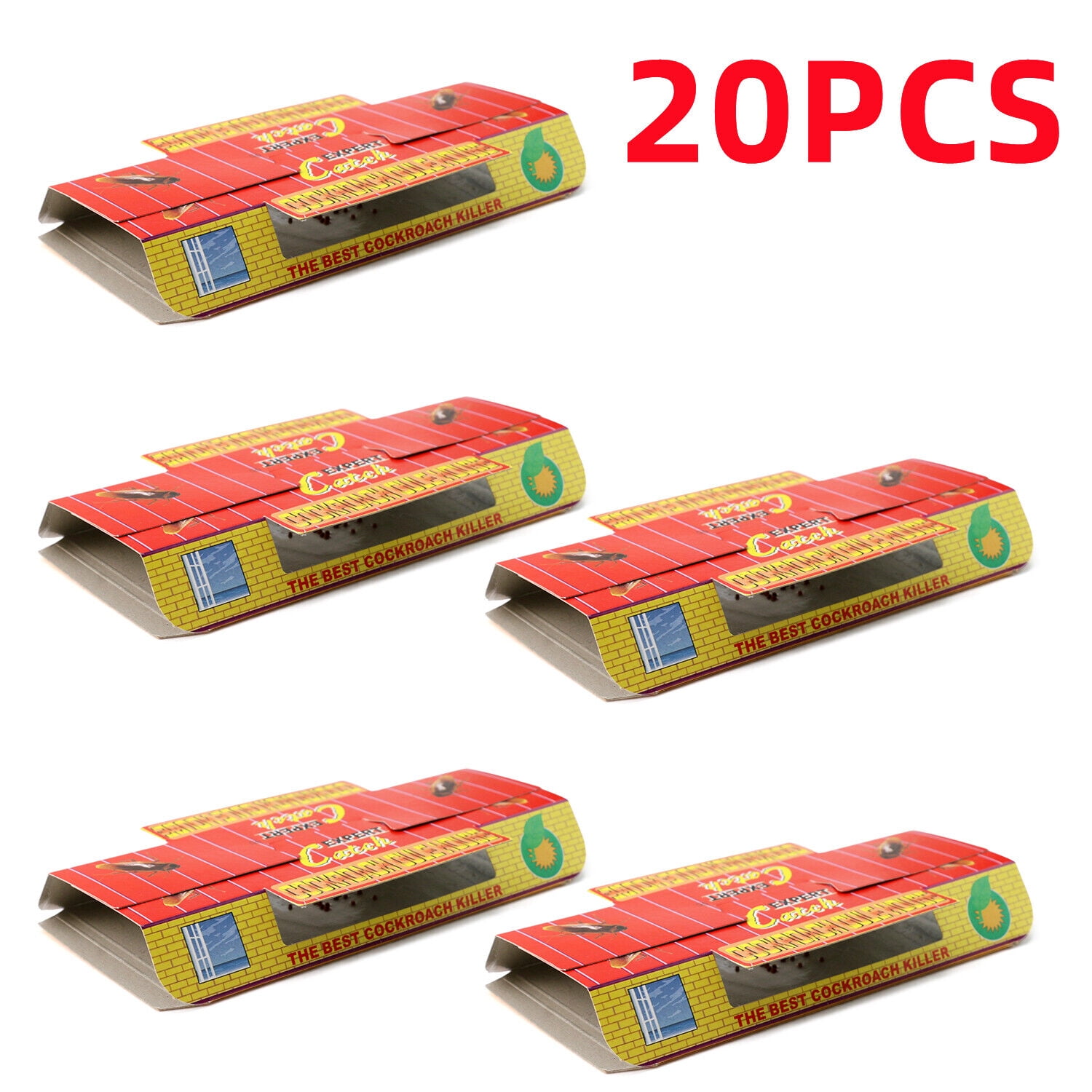 Elegant Choise Max 30 X Pest Roach Glue Trap Cockroach Killer Bait ...