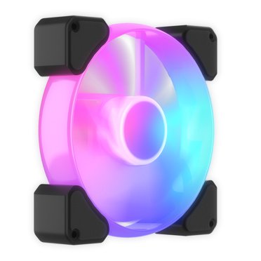 Elegant Choise PC Case Fans 120mm RGB Computer Fan Quiet Cooling, Black ...