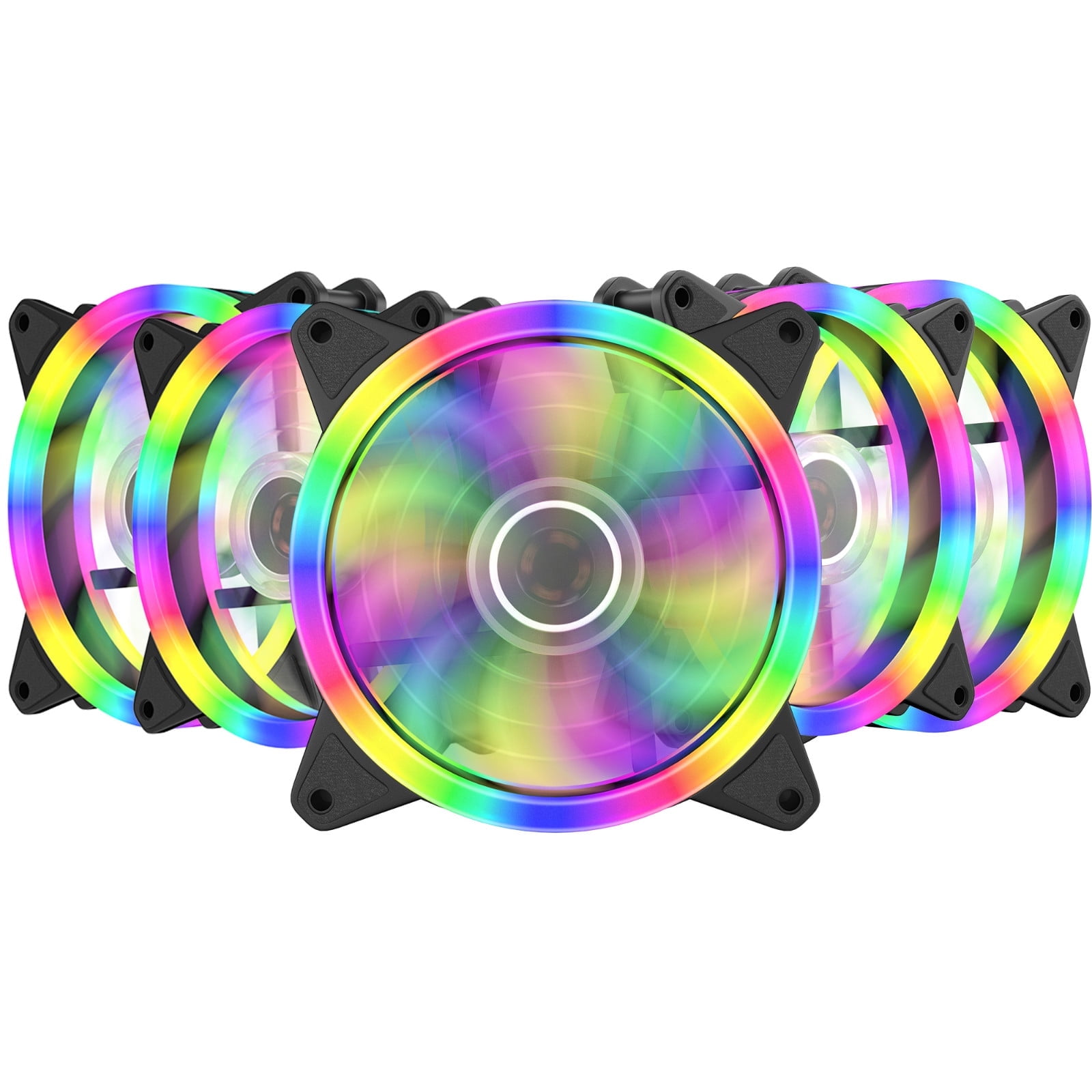 Elegant Choise PC Fans 120mm RGB Computer Case Fan Quiet Cooling ...