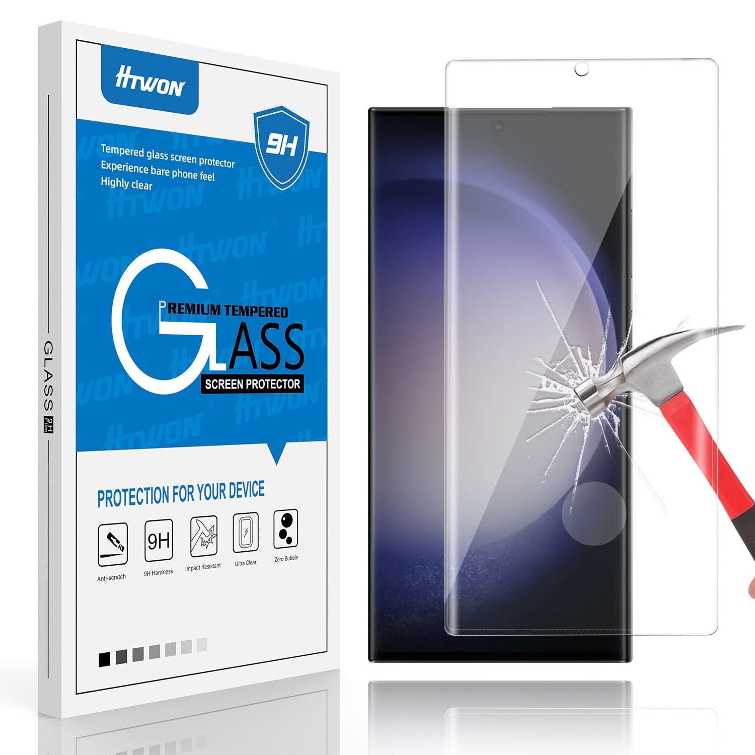 Elegant Choise Screen Protector Tempered Glass for Samsung Galaxy S23 ...