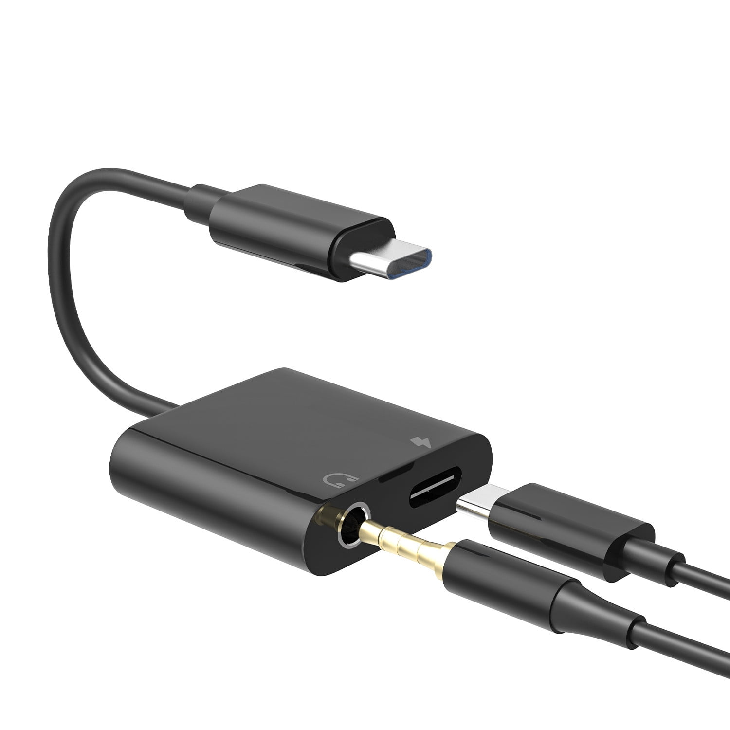 Elegant Choise USB Type C To 3.5mm Aux Audio Charging Adapter Splitter ...