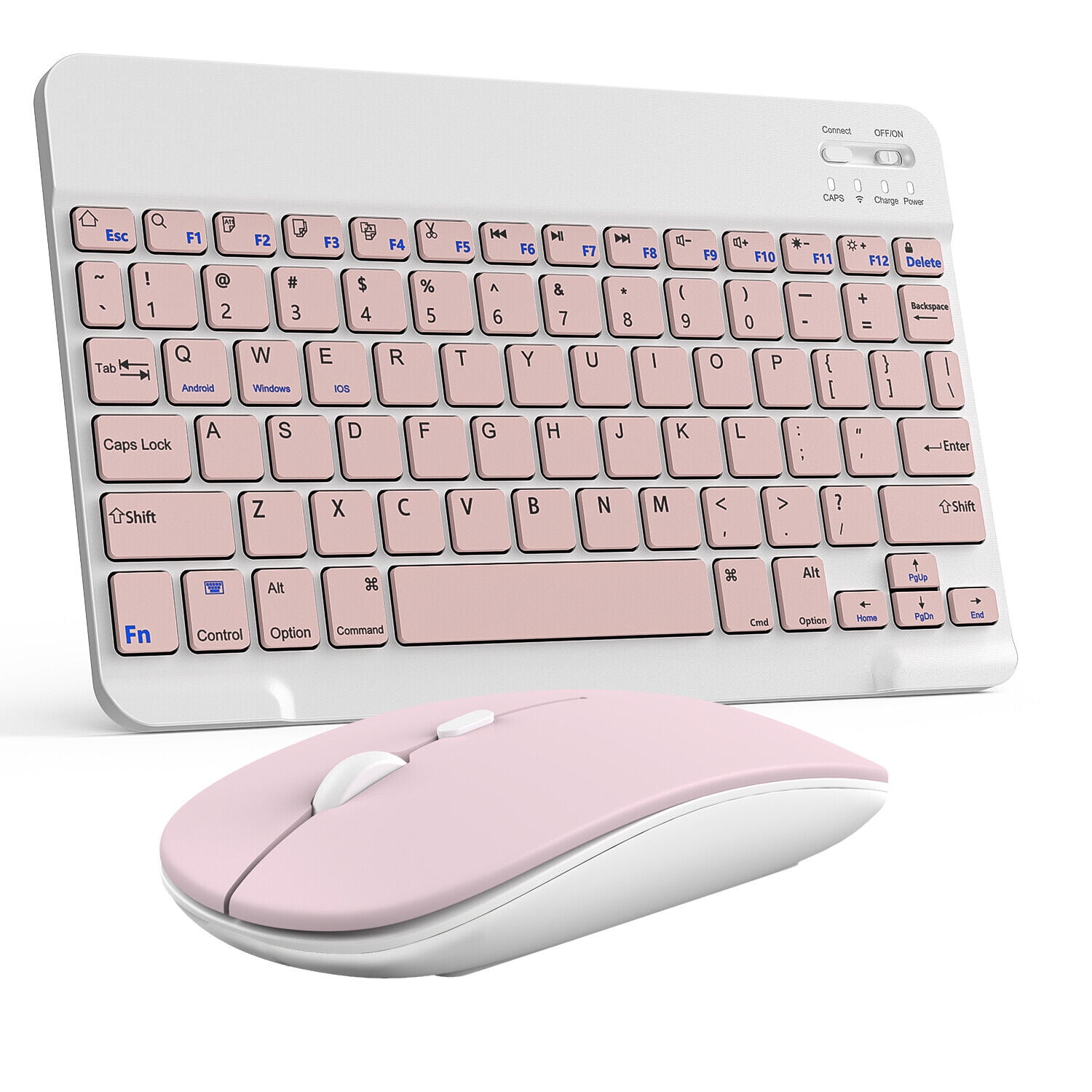 Elegant Choise Wireless Bluetooth Keyboard and Mouse Set Rechargeable ...