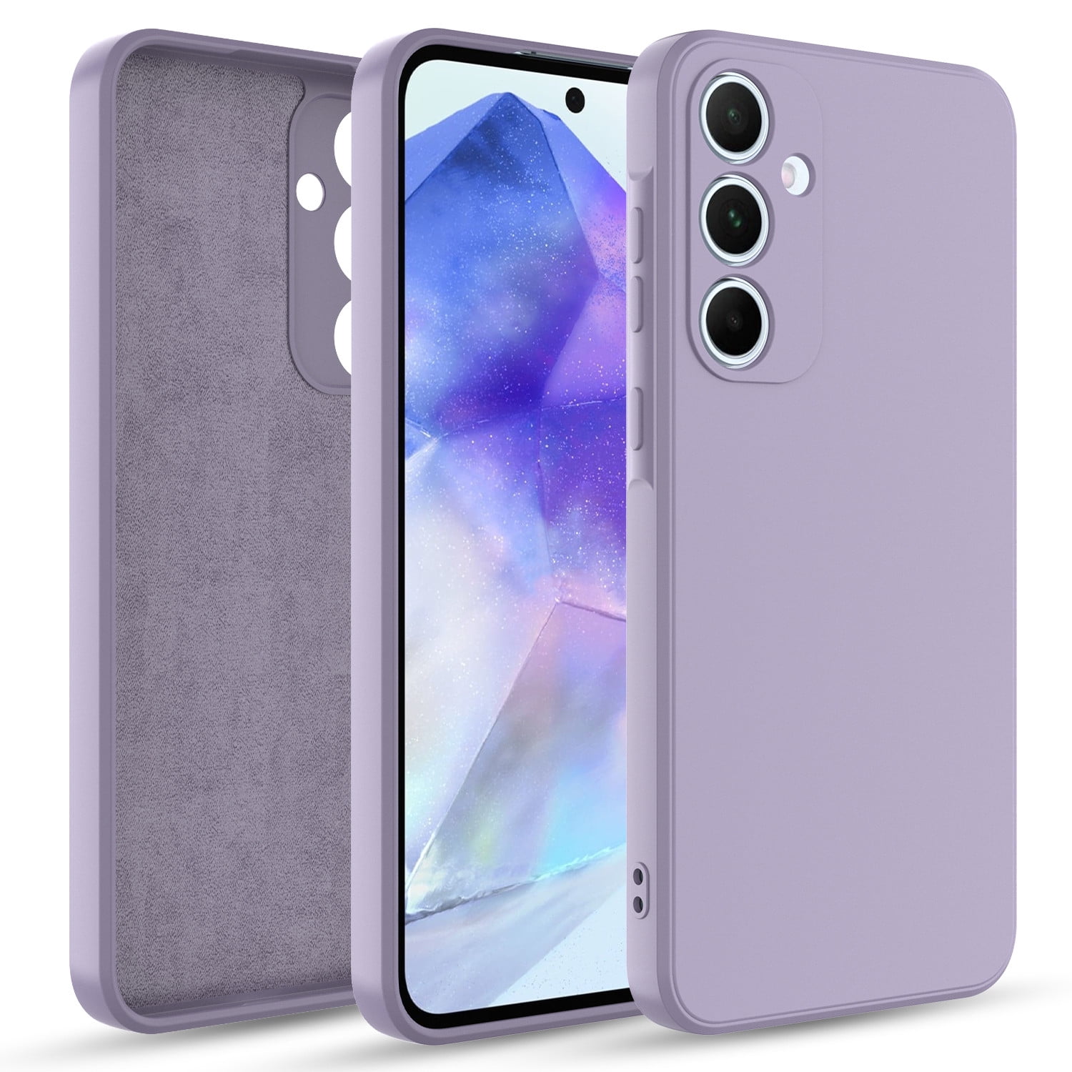 Elegant Choise for Samsung Galaxy A55 5G Liquid Silicone Case with ...