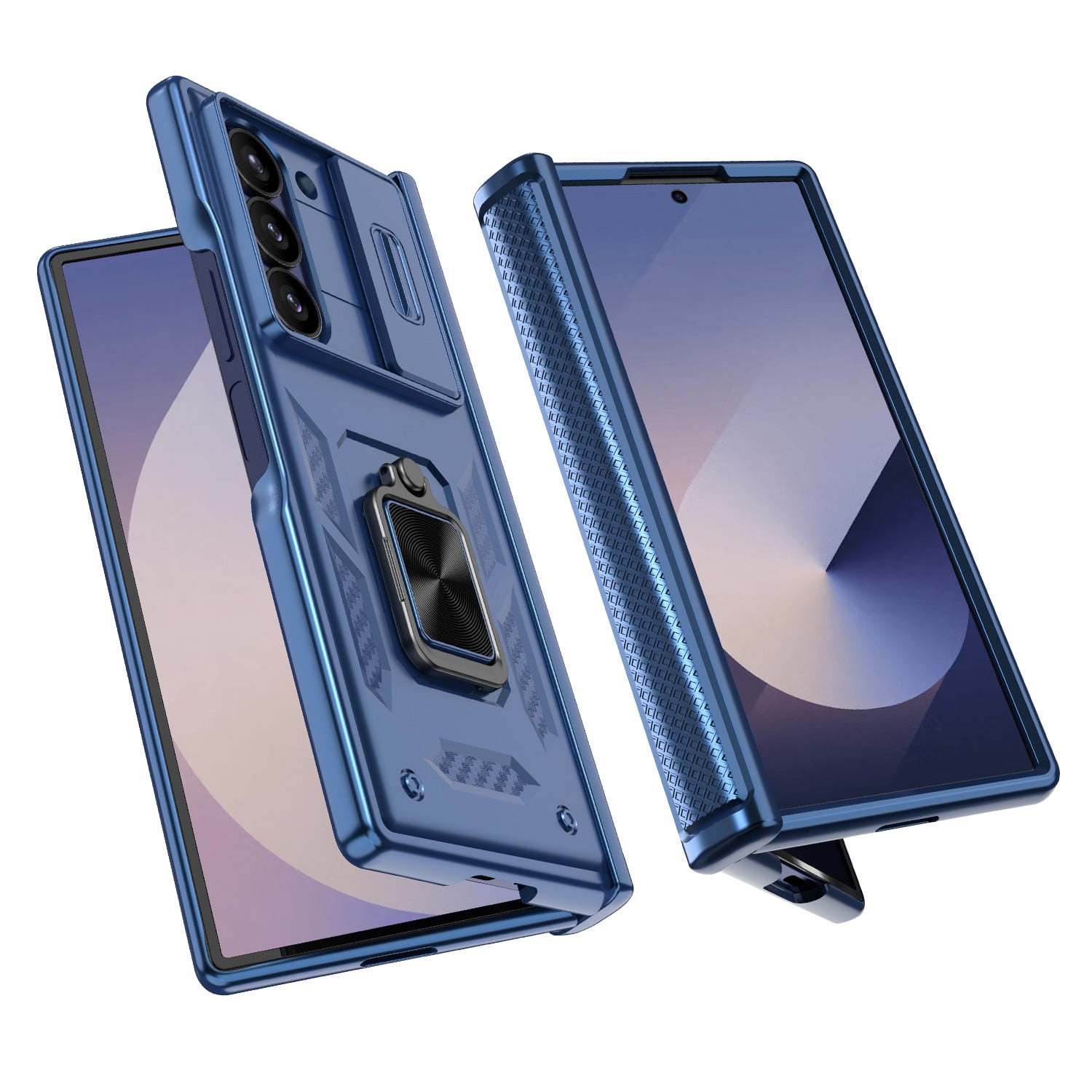 Elegant Choise for Samsung Galaxy Z Fold 6 5G Case with Screen and Lens Protector Shockproof ...