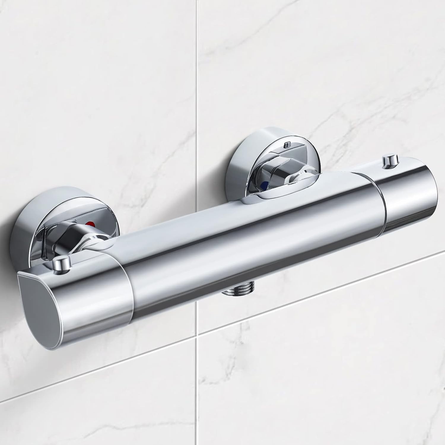 Elegant Chrome Thermostatic Faucet, Safe Showering with Automatic ...