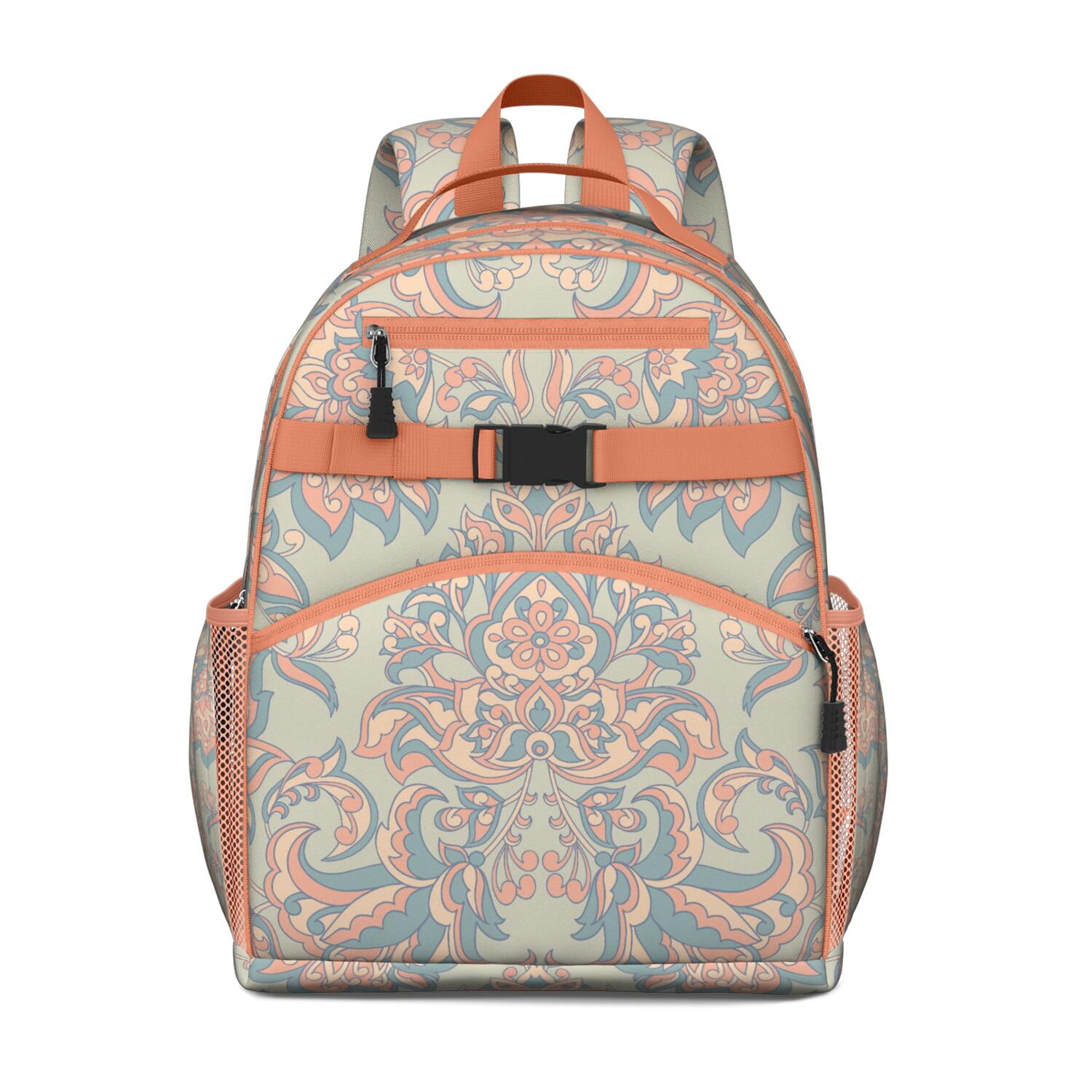 Elegant Classic Paisley Backpack Waterproof & Adjustable for Heavy ...