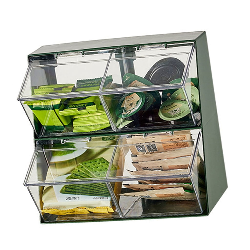 Elegant Coffee Bag Storage Box Spacious Teas Bag Holder Box ...