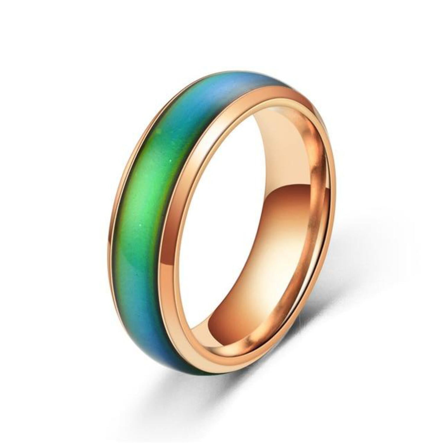 Elegant Color Changing Mood Rings- Many Colors and Sizes - Walmart.com