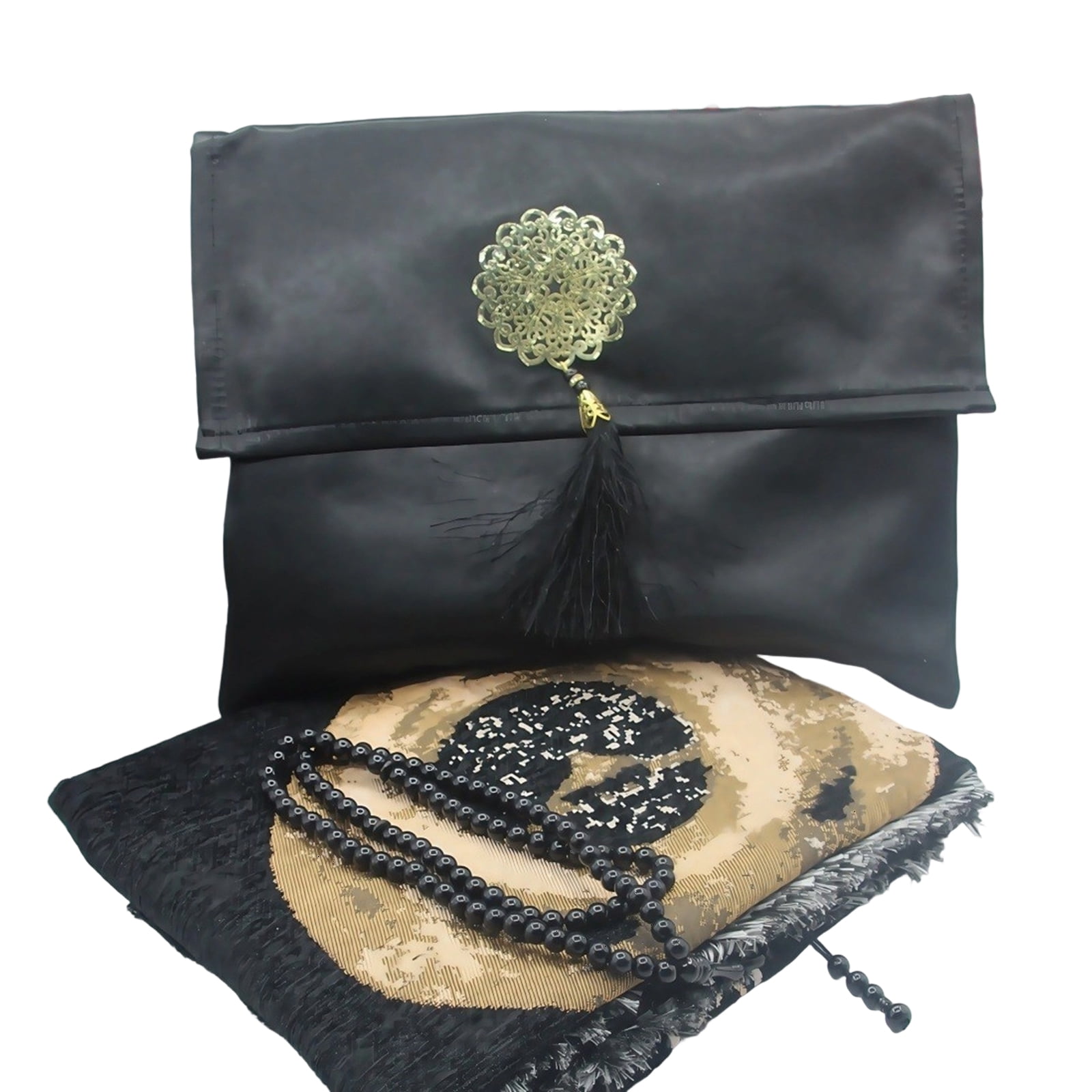 Elegant Color Prayer Carpet Praying Mat Pack With Beads 3PCS For Men ...