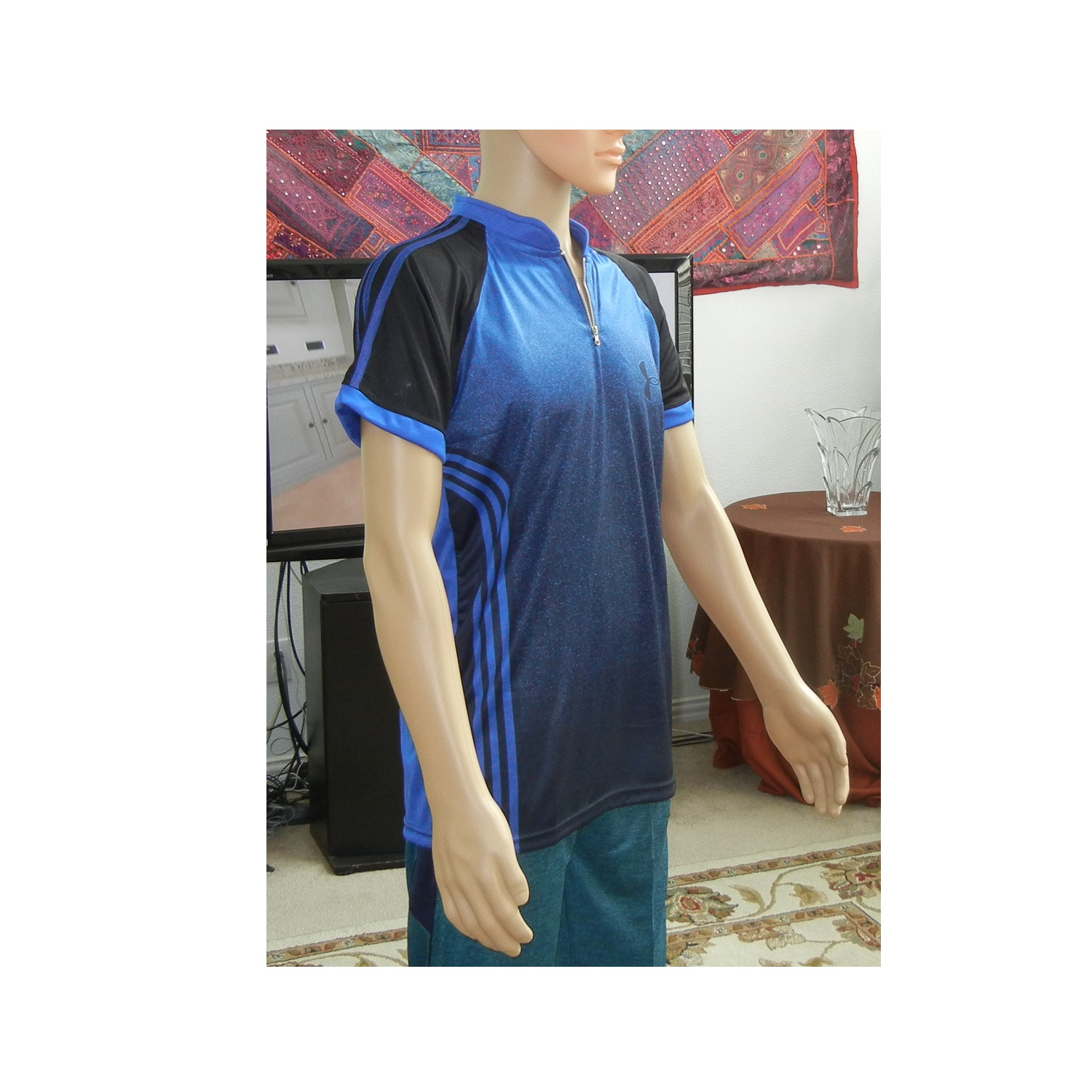 Elegant Colorful Gradient Design T-Shirts for Men with Stripes ...