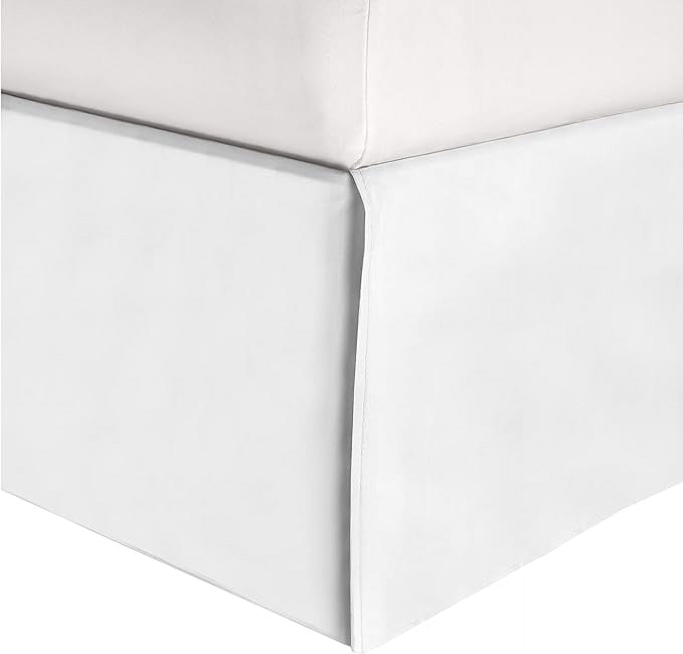 Elegant Comfort 1-Piece Solid Bed Skirt, 1500 Thread Count, Minimalist ...