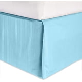 Elegant Comfort 1-Piece Striped Bed Skirt, 1500 Thread Count, Stylish ...