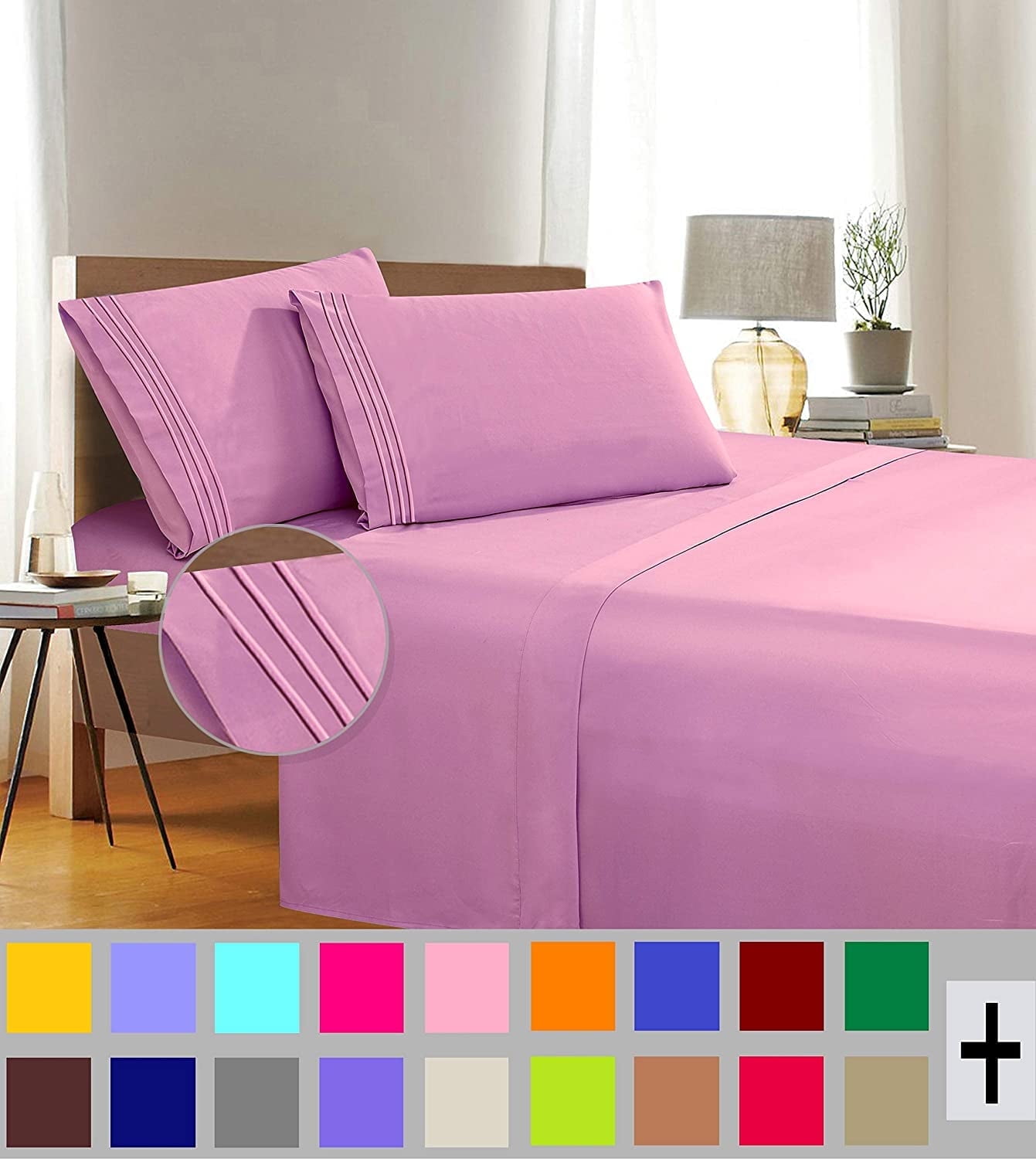 Elegant Comfort 1500 Premier Hotel Collection 2 Pieces Pillowcase King ...