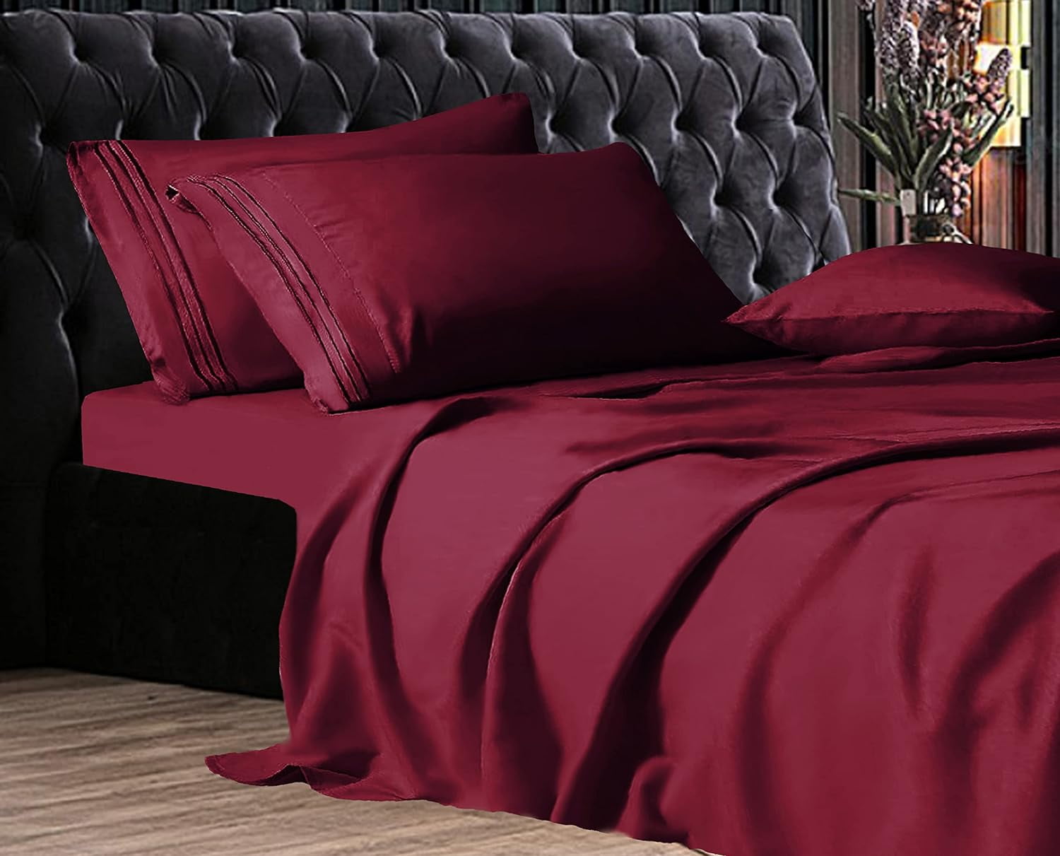 Elegant Comfort 1500 Series Wrinkle & Fade Resistant Ultra Soft 3-Piece ...