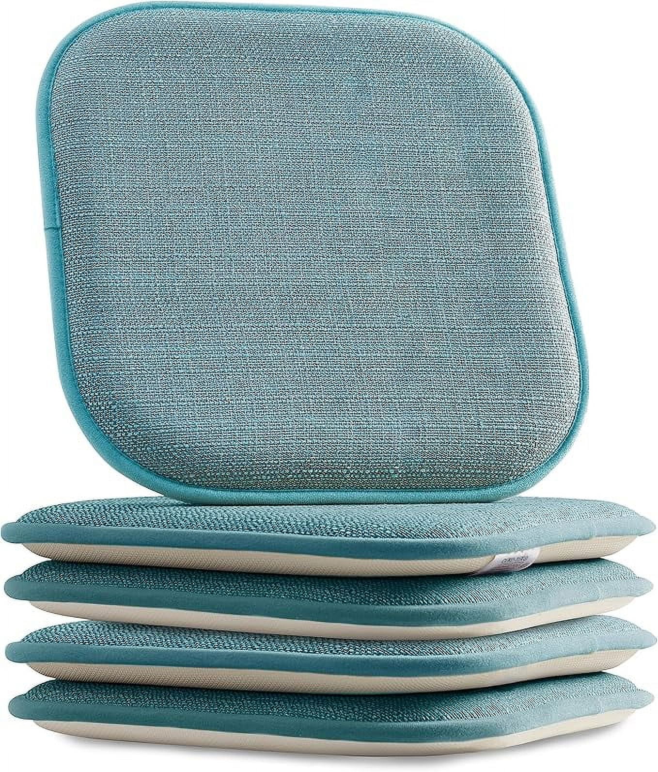 Elegant Comfort 4 Pack Chair Cushion Covers - Skid-Proof Rubber Backing ...
