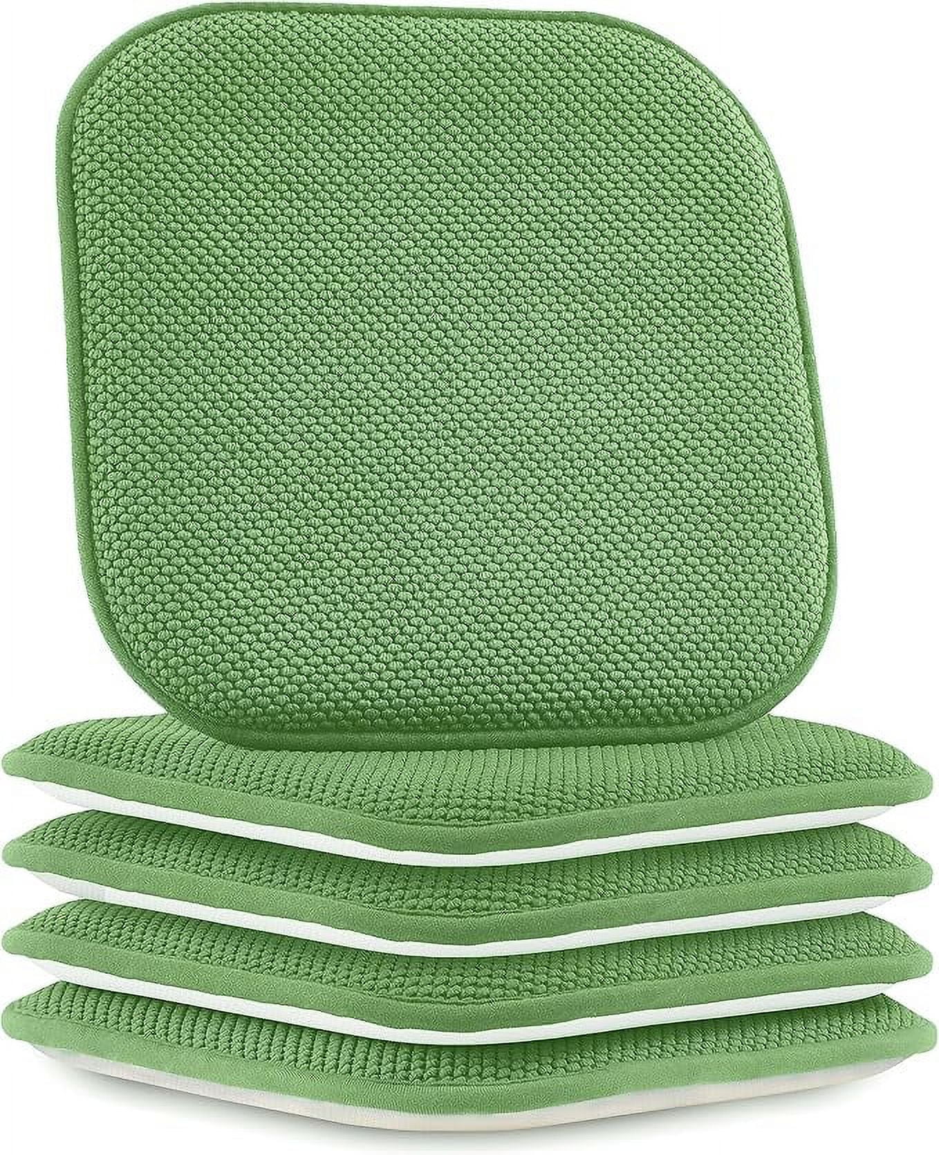 Elegant Comfort 4 Pack Chair Cushion Covers - Skid-Proof Rubber Backing ...