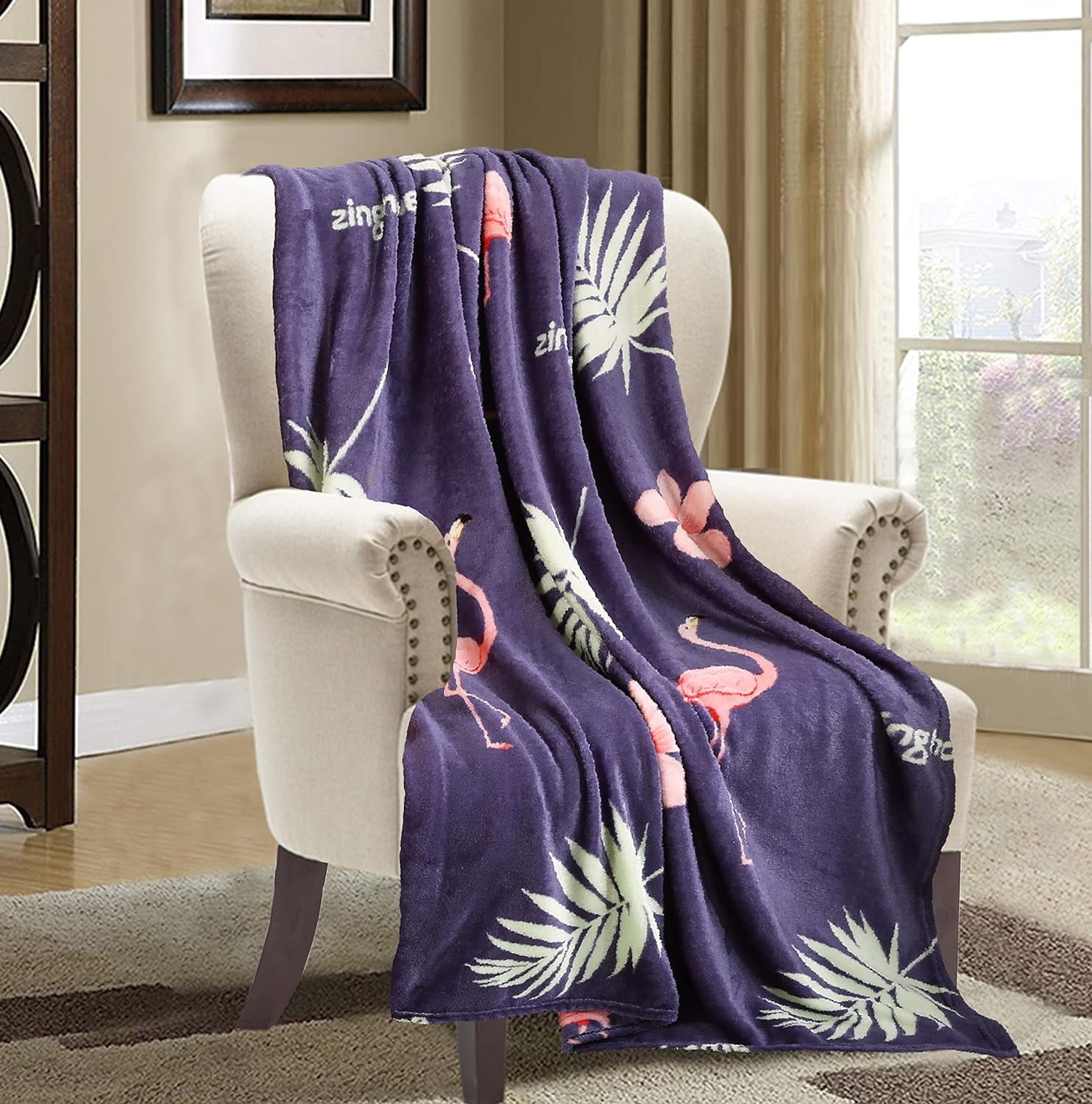 Elegant Comfort Micro-Fleece Throw Blanket - 50 x 60 Size - Walmart.com