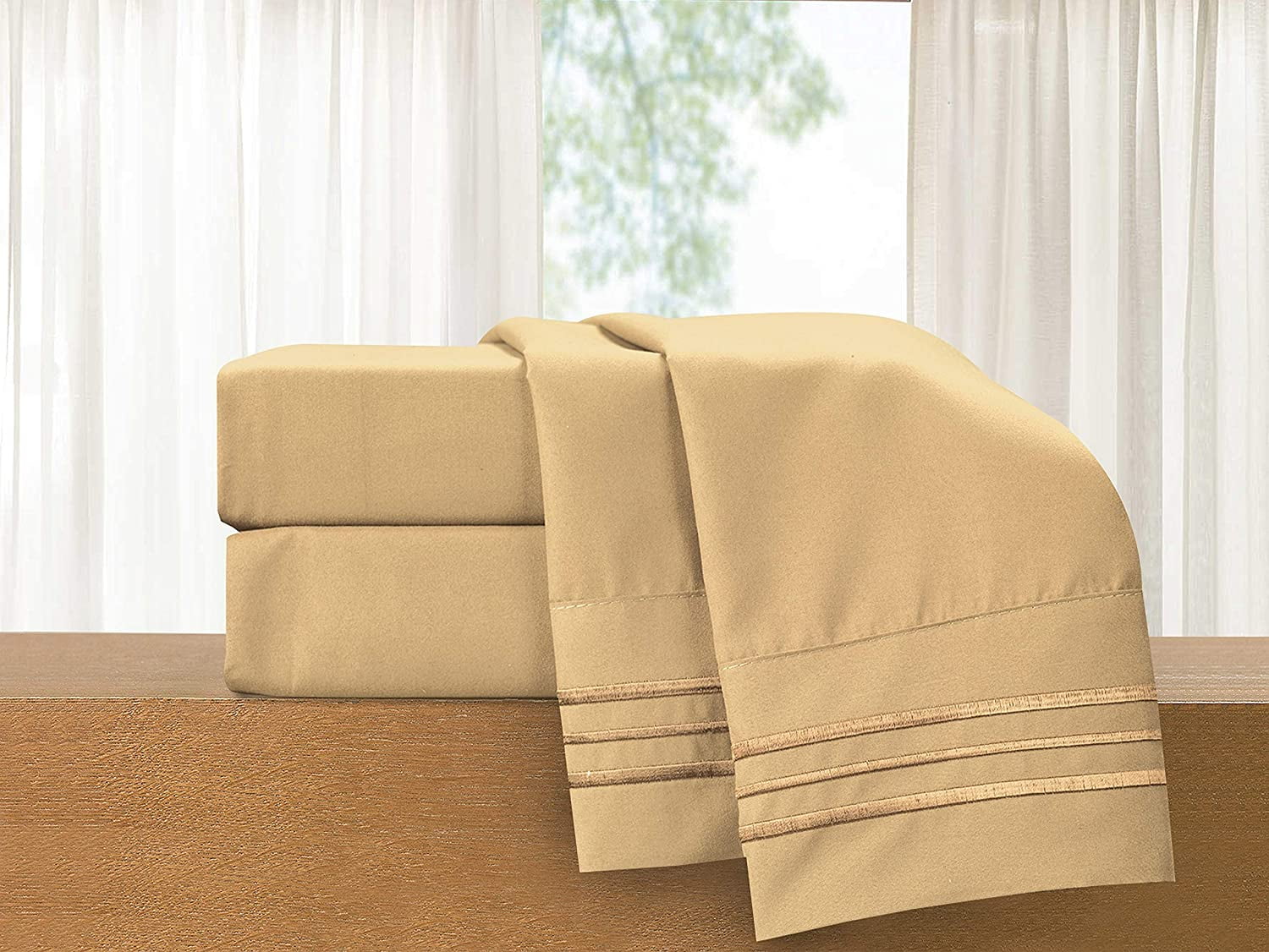 CLEARANCE Elegant Comfort Deep Pocket Bed Linens, Super Soft 1500 ...