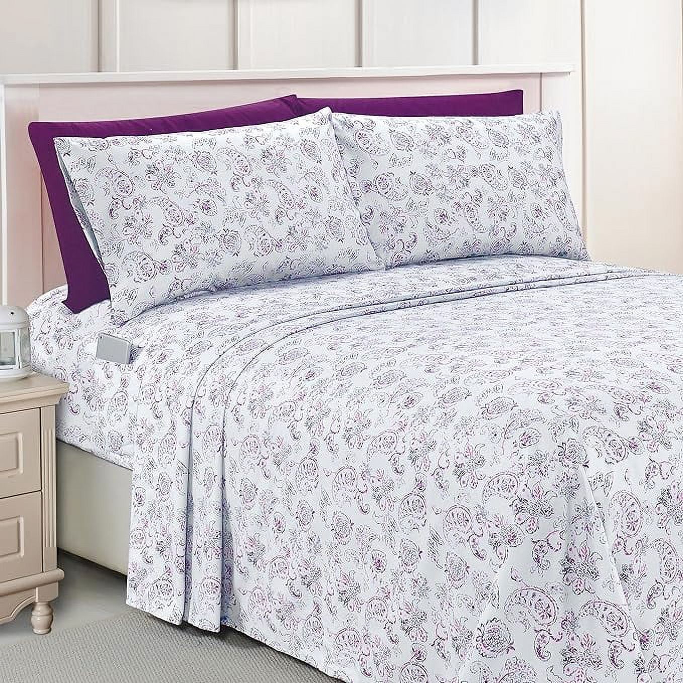 Elegant Comfort Bed Sheets Paisley Pattern - 1500 Series Hotel Quality ...