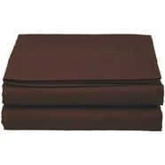 Flat Bottom Sheet Premium 1500 WrinkleTwin Purple - Walmart.com