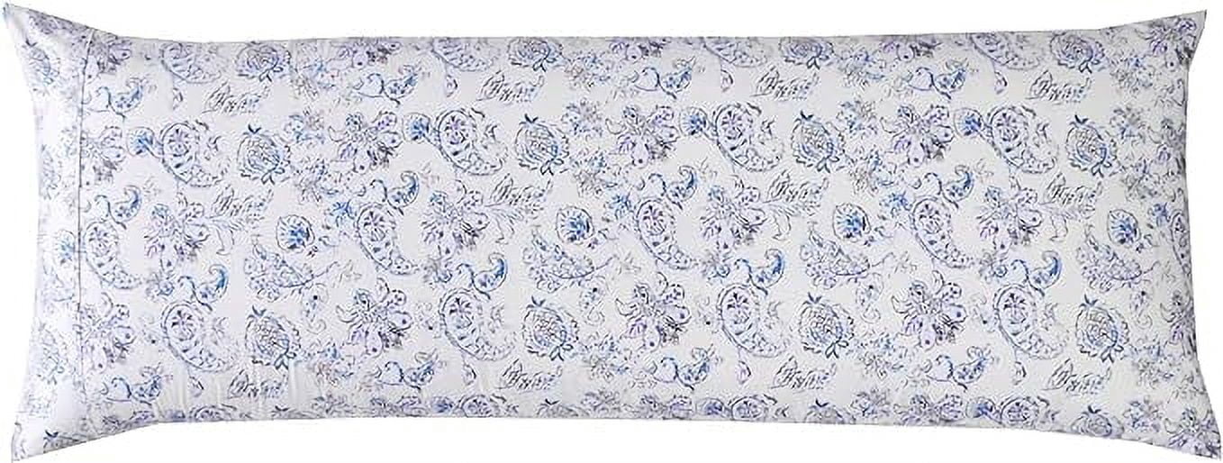 Elegant Comfort Floral Print Body Pillowcase, 1500 Series Hotel Quality ...