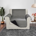 Elegant Comfort Quilted Sofa Cover, Water Resistant Slipcover Furniture ...