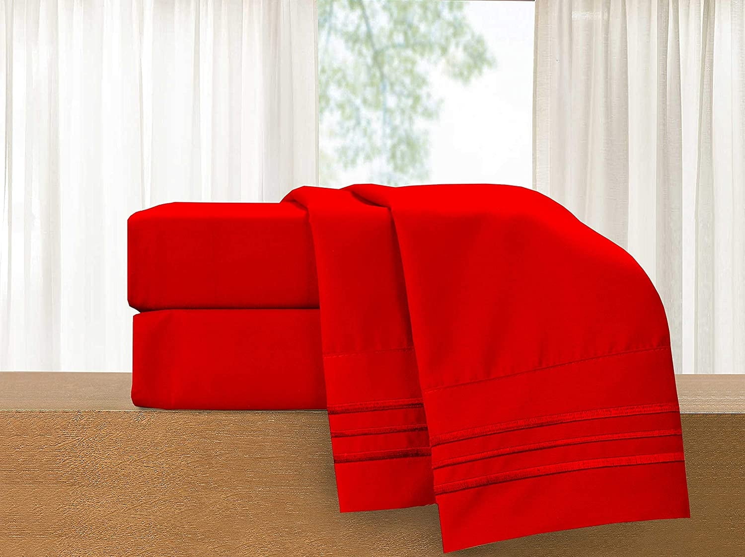 Elegant Comfort, Soft 1500 Series 2 Pieces Pillowcase Set, King Size ...