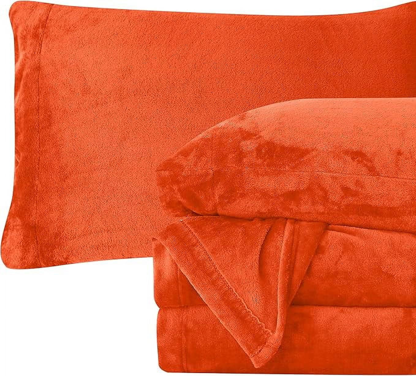 Elegant Comfort Soft 4-Piece Velvet Plush Flannel Sheet Set - Quality ...