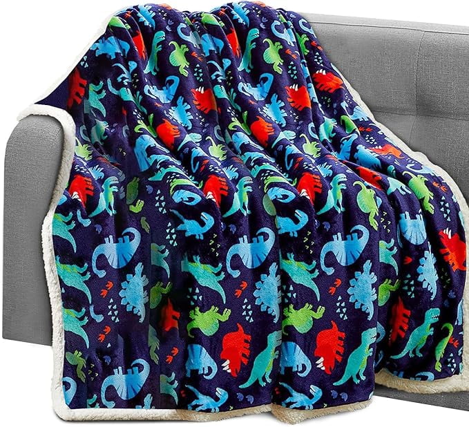 Elegant Comfort Throw Blanket, Reversible Sherpa Flannel, Ultra-Soft ...