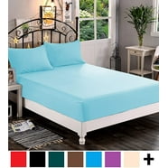 1500 Thread Count Egyptian Quality 1-Piece Flat Sheet, Full Size, White ...