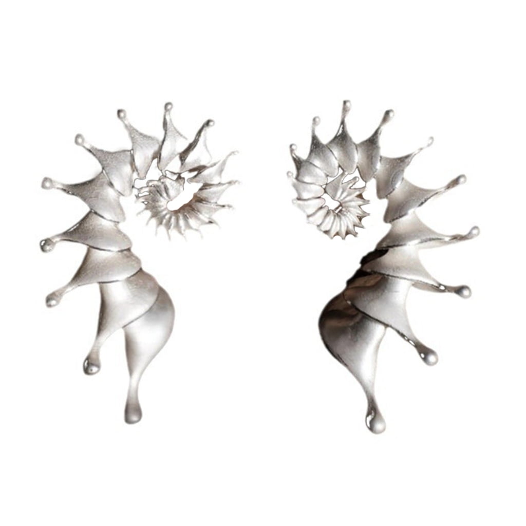 Elegant Conch Earrings Open Designs Ring to Complement Any Face Shape ...