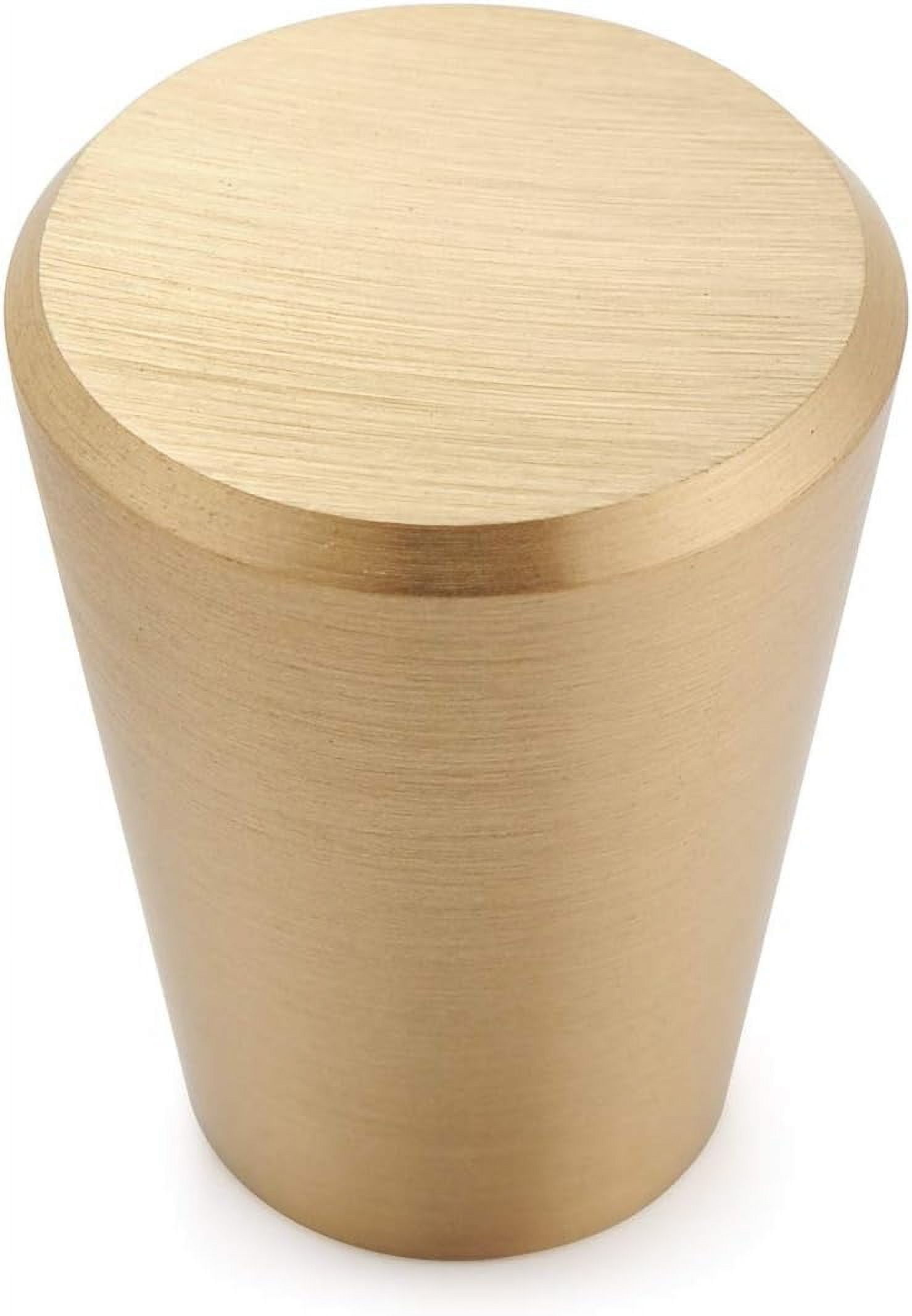 Solid Pure Brass Cabinet Knobs, Cone Shape Style For An Elegant Touch ...