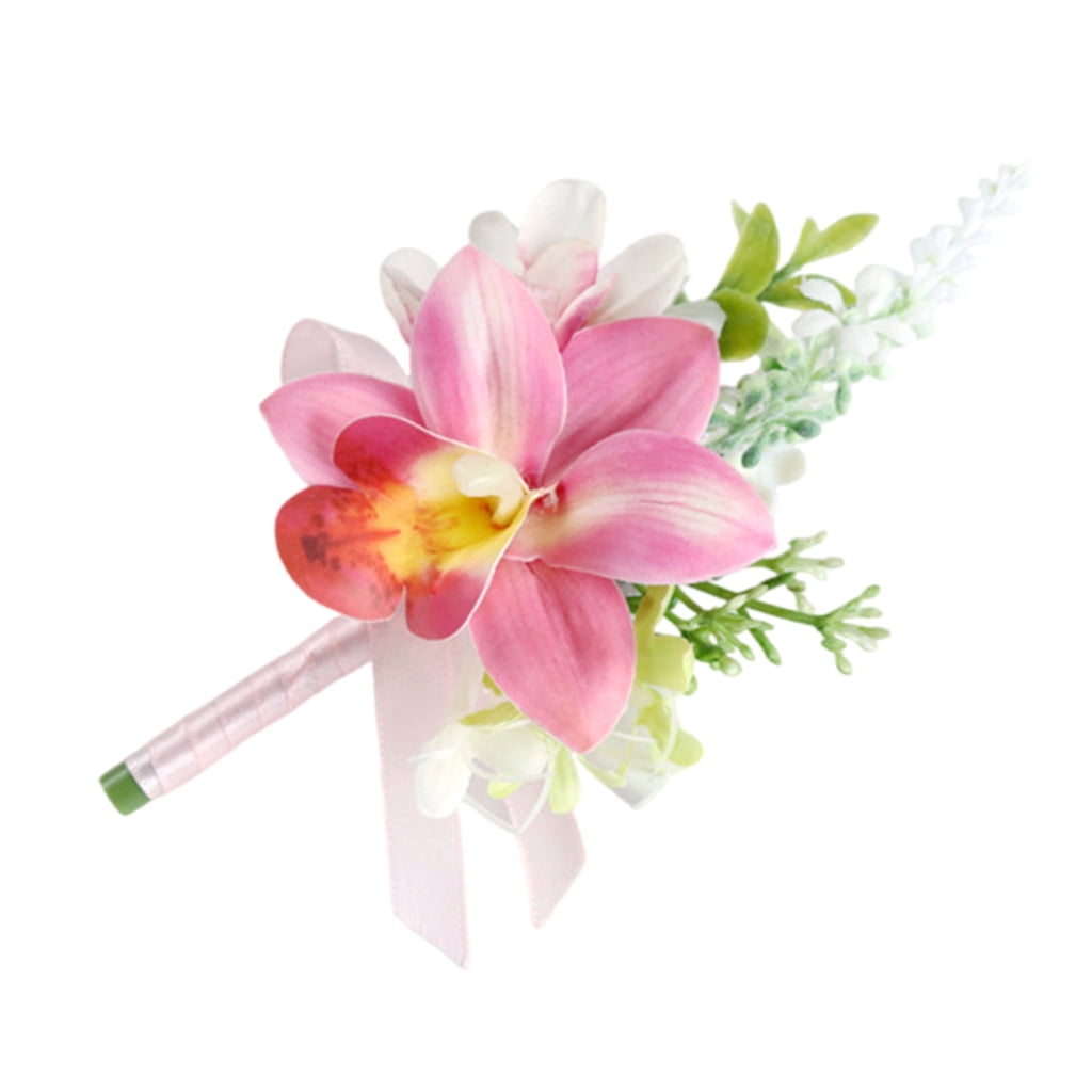 Elegant Corsage And Wrist Flower Decoration Set For Wedding Prom ...