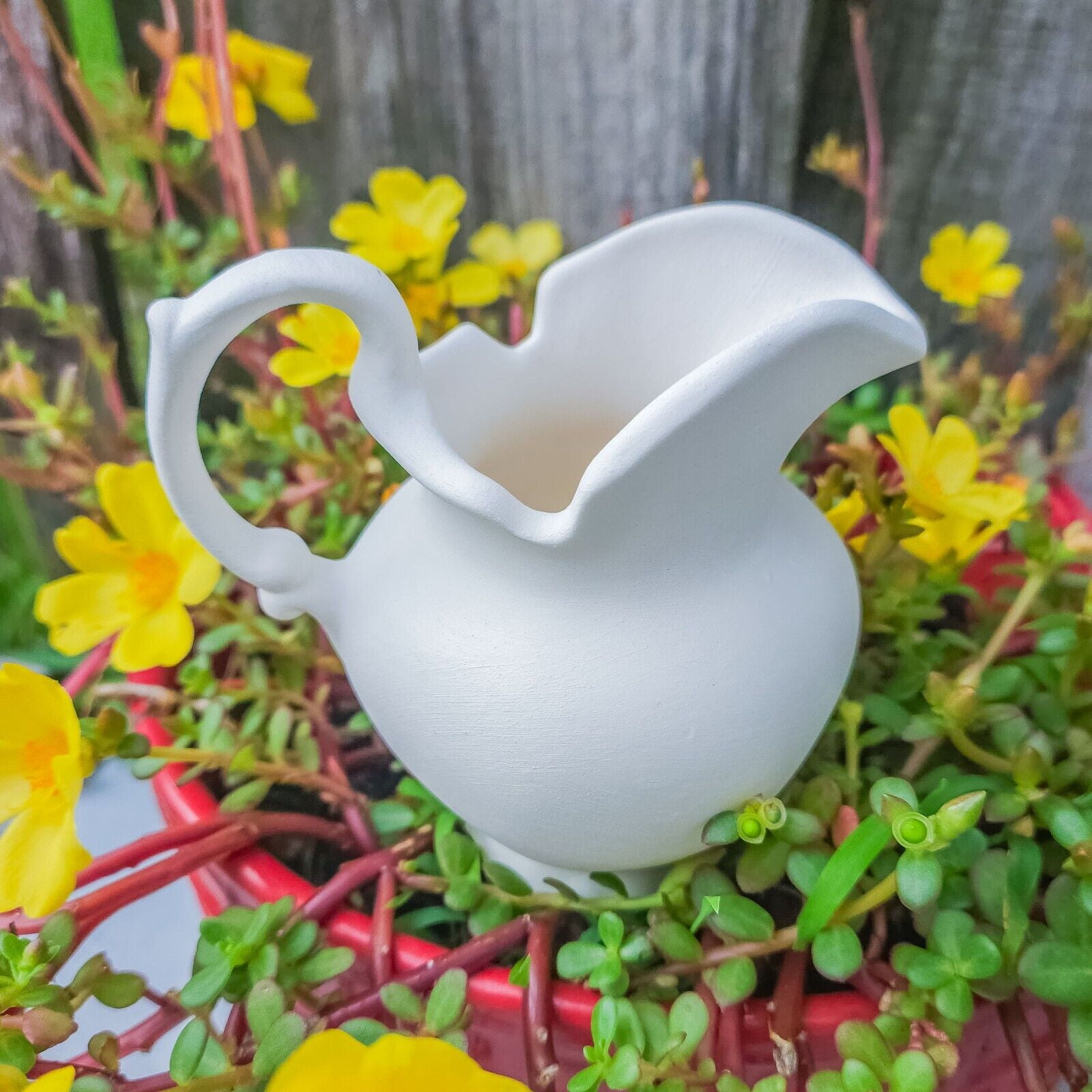 Elegant Creamer Milk Jug 4" IN STOCK Ceramic Bisque Ready To Paint ...