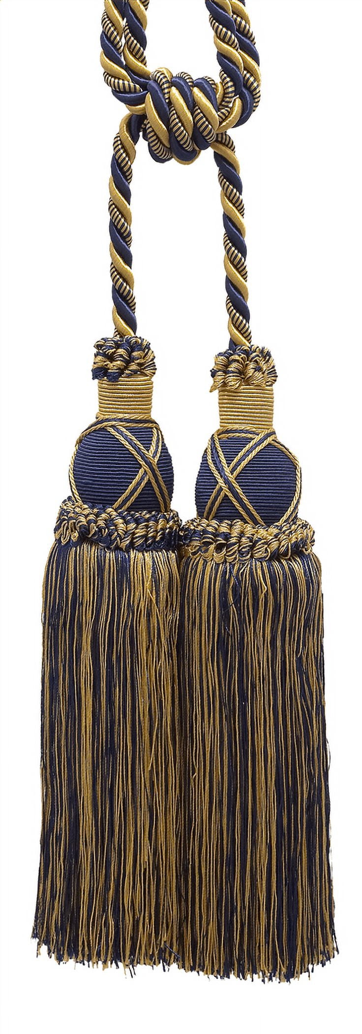 DECOPRO Elegant Criss Cross Double Curtain & Drapery Tassel Tieback ...