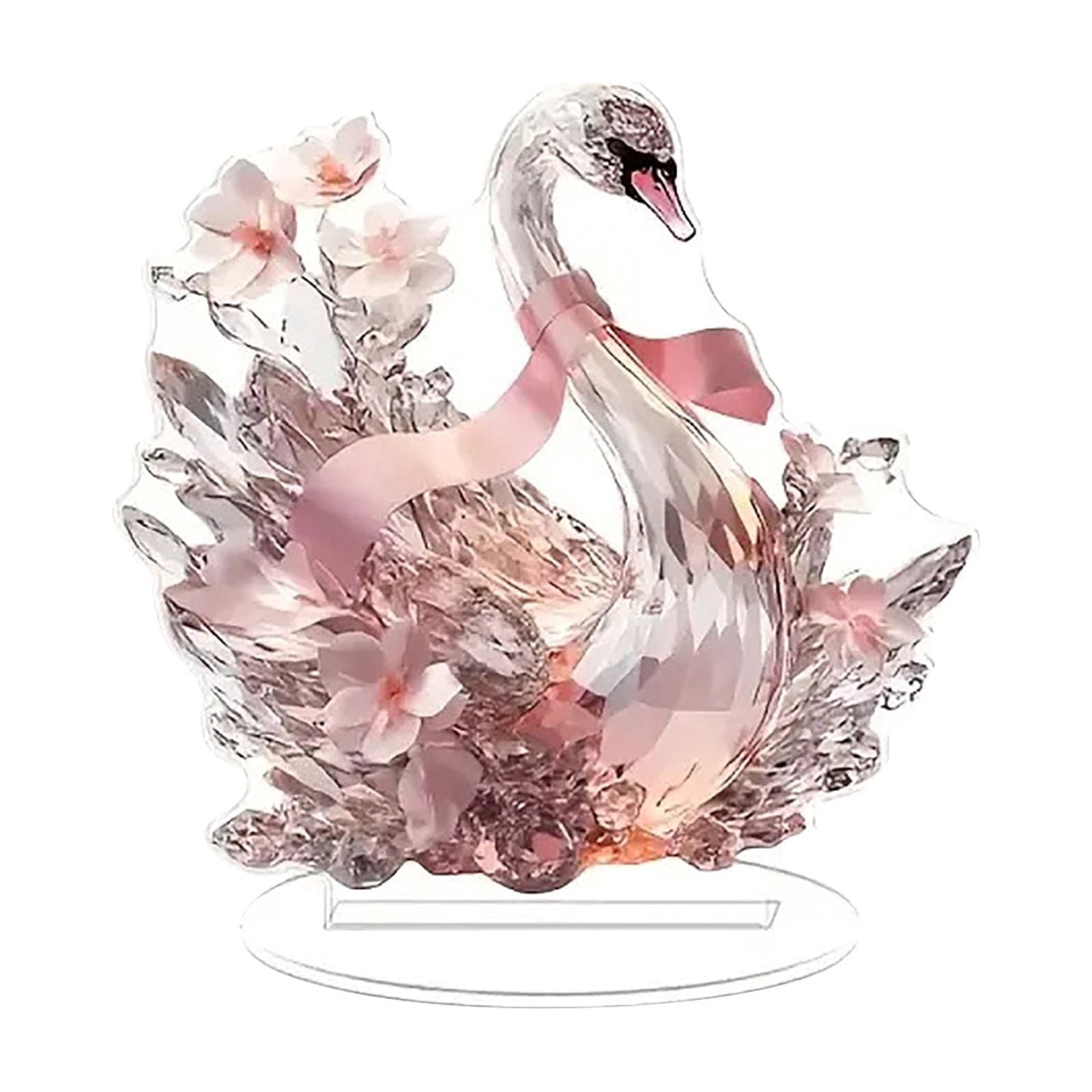 Elegant Crystal Acrylic Standee, Decorative Tabletop Display Ornament ...